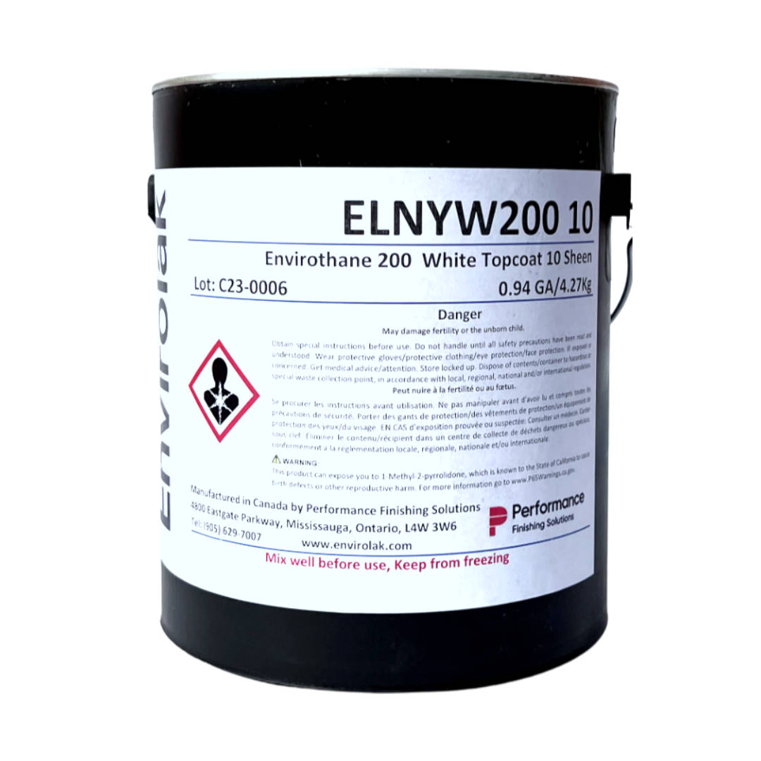 Envirolak Envirothane 200 Series White Topcoat ELNYW200 – Pontiac Paint ...